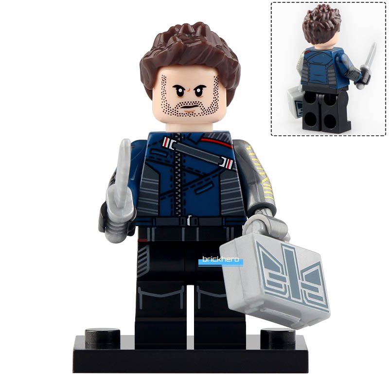 Bucky MCU Falcon and the Winter Soldier (2021) Lego Custom Minifigure ...