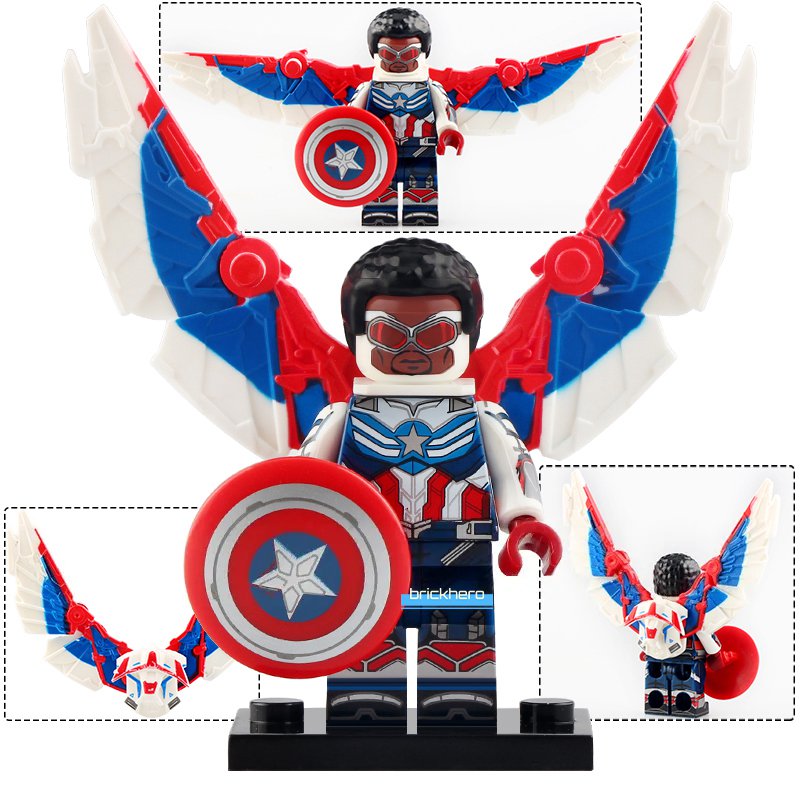 Sam Wilson MCU Falcon and the Winter Soldier (2021) Lego Custom ...