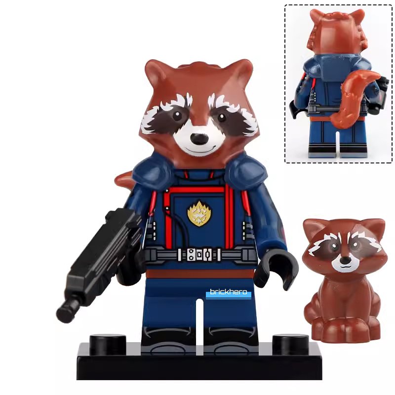 Rocket Raccoon (Ravager) MCU Guardians of the Galaxy Vol. 3 (2023) Lego ...