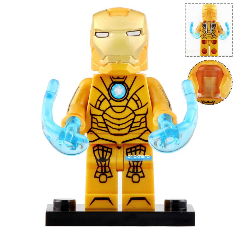 Iron Man Armor Mark 21 Midas MCU Iron Man 3 (2013) Lego Custom ...