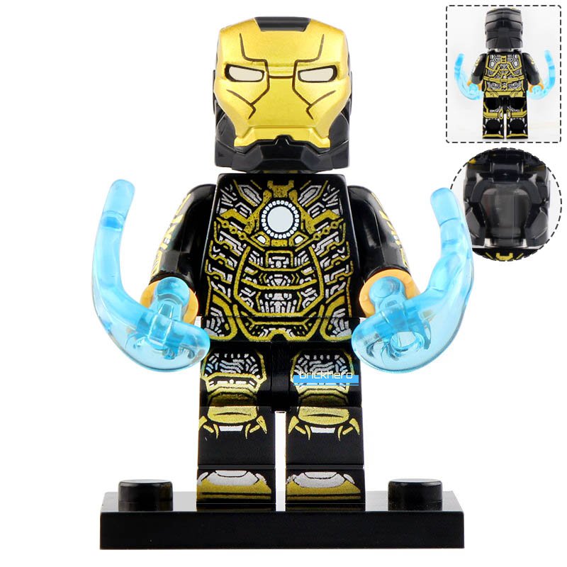 Iron Man Armor Mark 41 (Bones) MCU Iron Man 3 (2013) Lego Custom ...