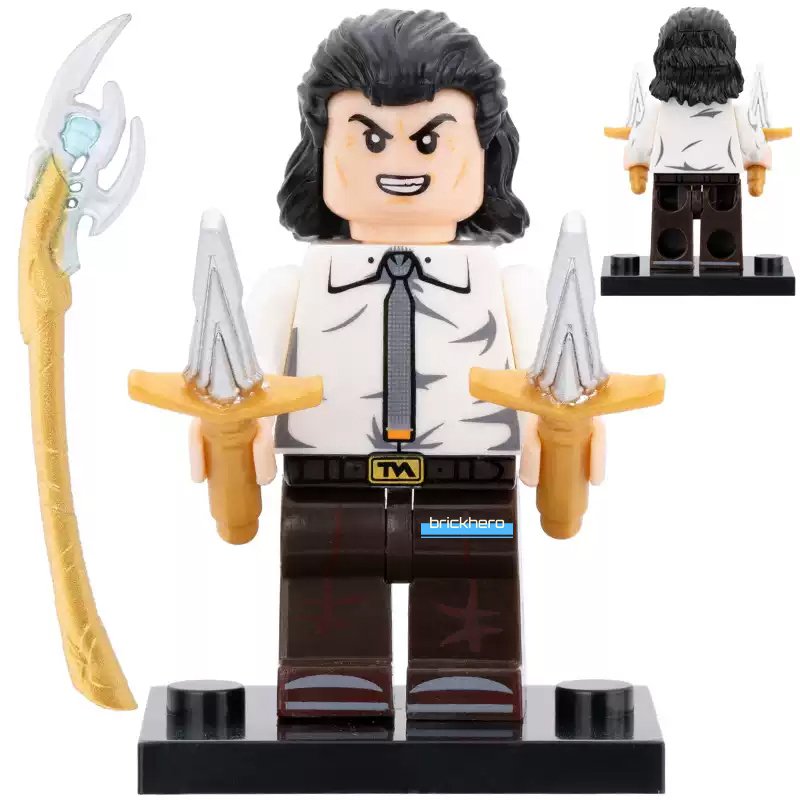 Loki (Time Variance Authority) MCU Loki (2021) Lego Custom Minifigure ...