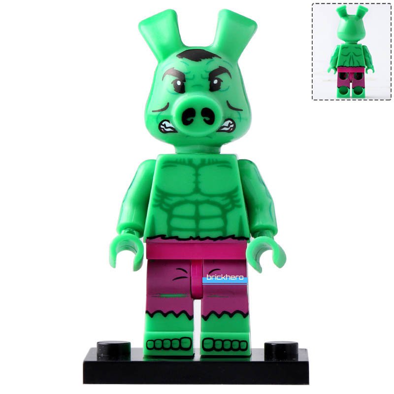 Green Ham Marvel Comic Ultimate Civil War Spider-Ham #1 Lego Custom ...