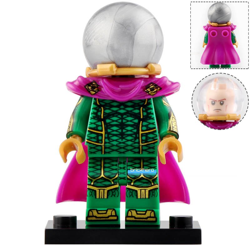 Quentin Beck (Mysterio) MCU Spider-man Far From Home 2019 Lego Custom ...