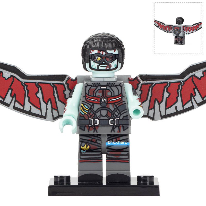 Zombie Falcon MCU What If...? (2021) Lego Custom Minifigure Brick Toys Gift