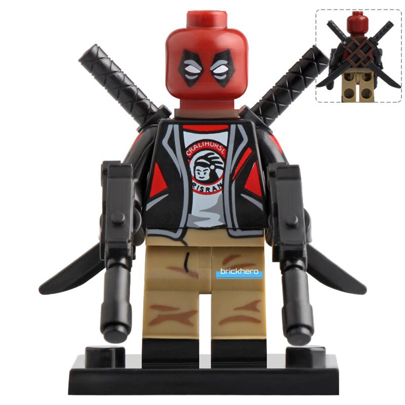 Deadpool 2 Marvel Universe Super Heroes Lego Custom Minifigure Brick ...
