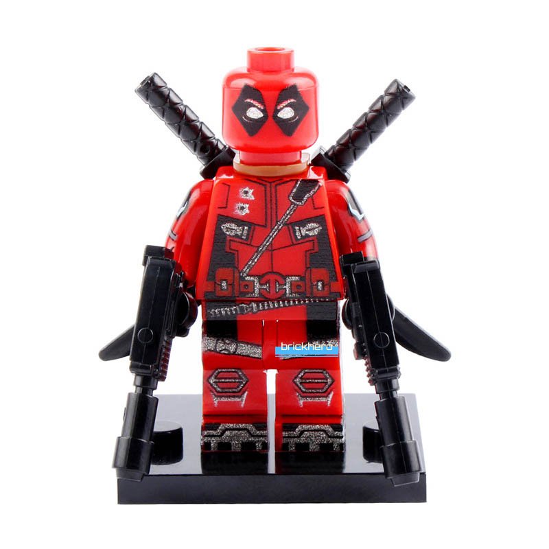 Deadpool Marvel Cinematic Universe Superhero Lego Custom Minifigure ...