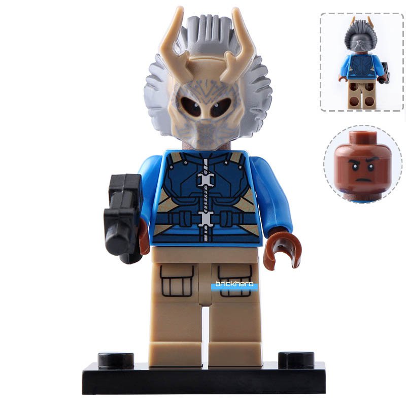 Erik Killmonger Marvel Legends Black Panther Lego Custom Minifigure ...