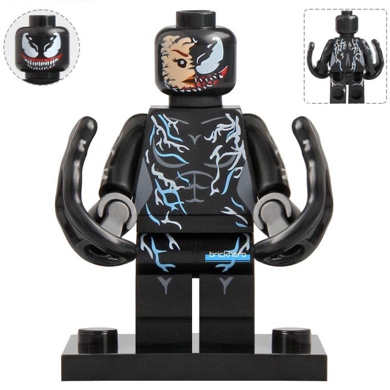 Female Venom Marvel Universe Super Heroes Lego Custom Minifigure Brick ...