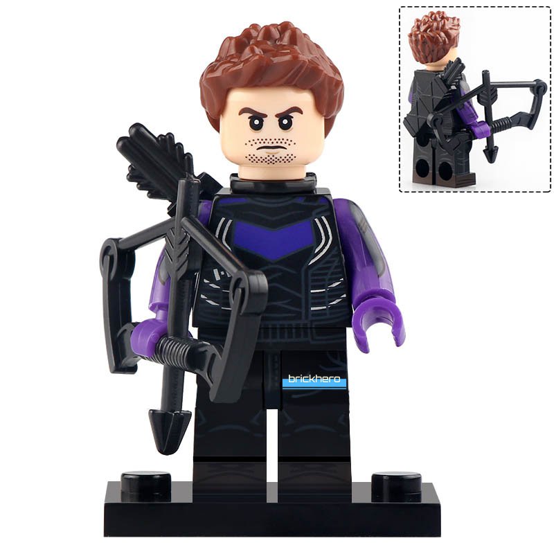 Hawkeye Marvel Television Superheroes Lego Custom Minifigure Brick Toys ...