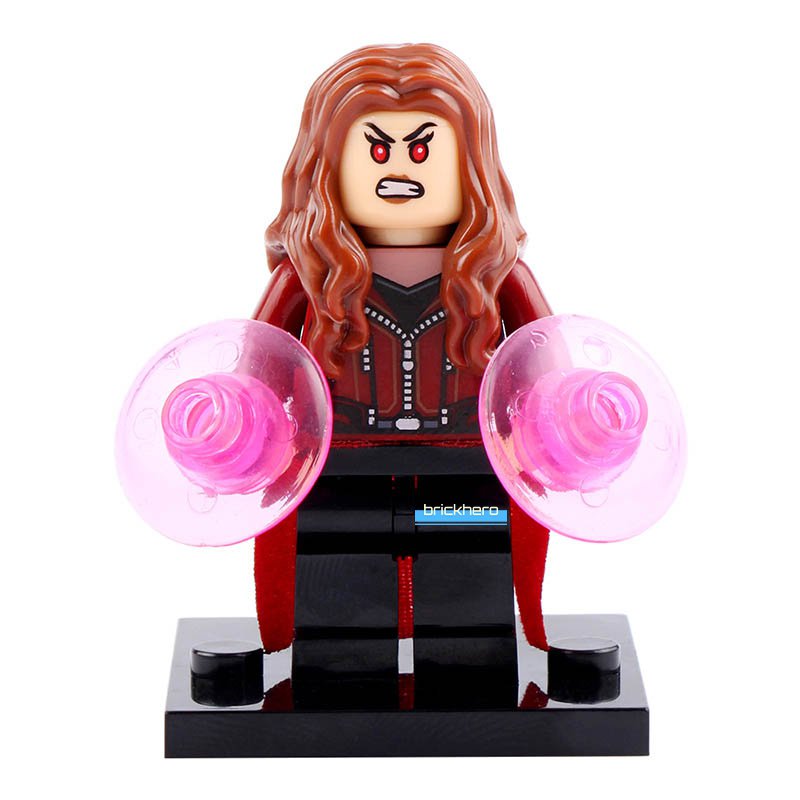 Scarlet Witch Marvel Universe Super Heroes Lego Custom Minifigure Brick ...