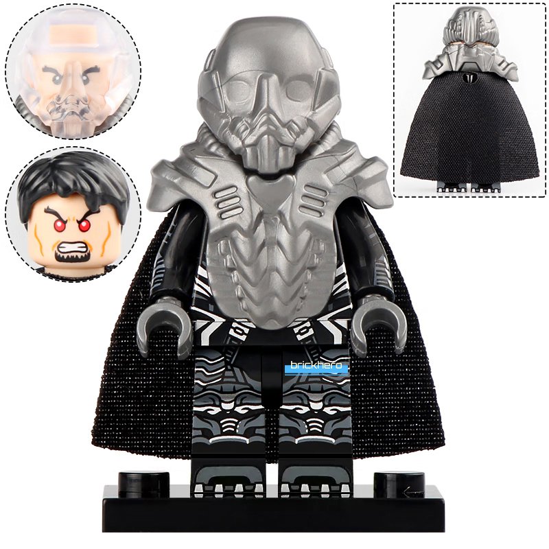 General Zod DCEU Flash Custom Printed Lego Compatible Minifigure Brick Toys
