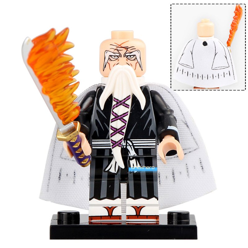 Yamamoto Genryusai Shigekuni Bleach Anime LEGO Custom Minifigure Toy Gift