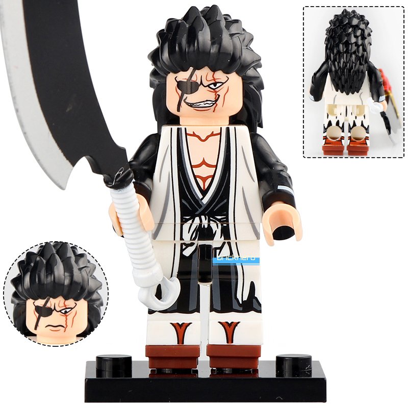 Zaraki Kenpachi Bleach Anime Custom Lego Minifigure toy Gift