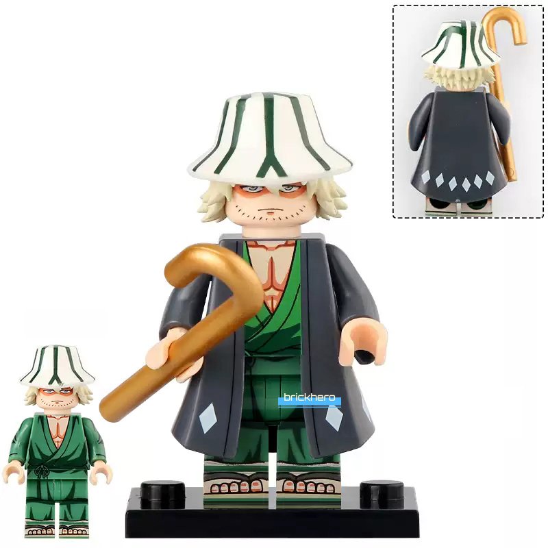 Urahara Kisuke Bleach Anime Custom Printed Lego Minifigure toy Gift