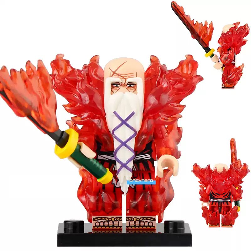 Genryusai Shigekuni Yamamoto Bleach Anime Custom LEGO Minifigure Toy Gift