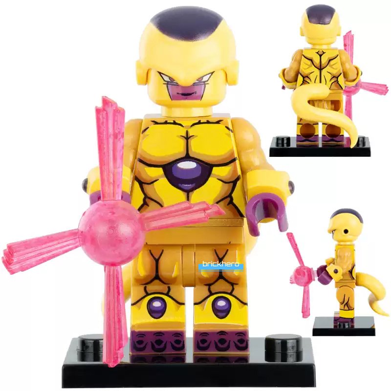 Golden Frieza Dragon Ball Z Custom Printed LEGO Minifigure Toy Gift