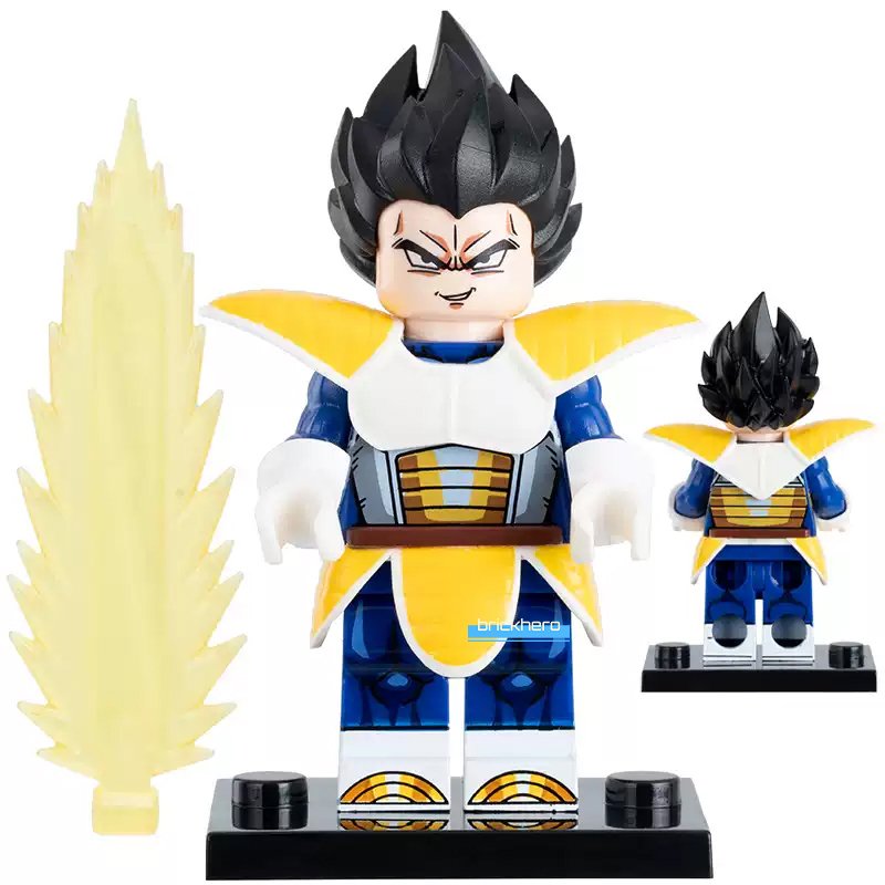 Vegeta IV Dragon Ball Z Custom Printed LEGO Minifigure Toy Gift