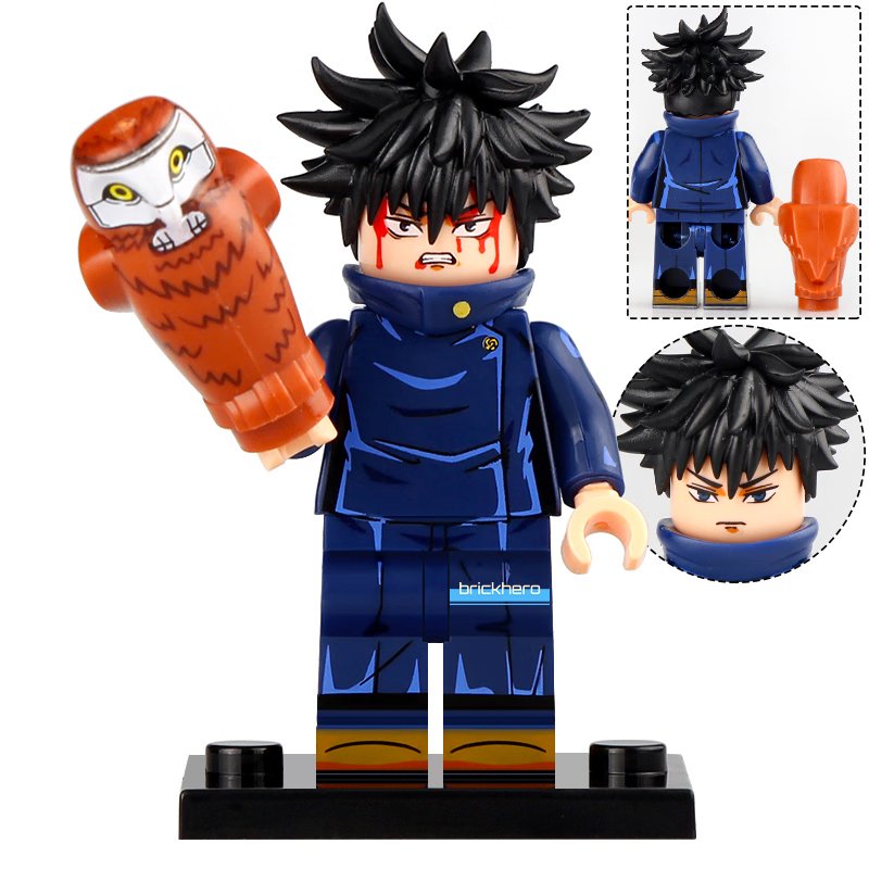 Fushiguro Megumi Jujutsu Kaisen Anime Custom LEGO Minifigure Toy