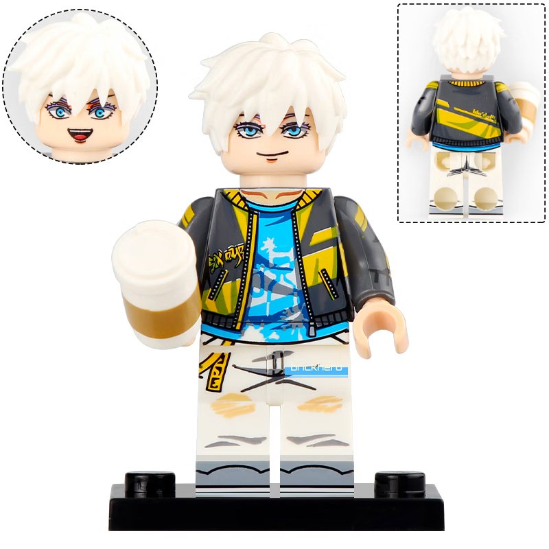 Gojo Satoru Jujutsu Kaisen Anime Series Custom LEGO Minifigure Toy