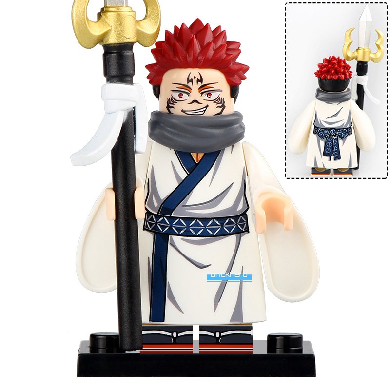 Ryomen Sukuna Jujutsu Kaisen Anime Custom LEGO Minifigure Toy Gift