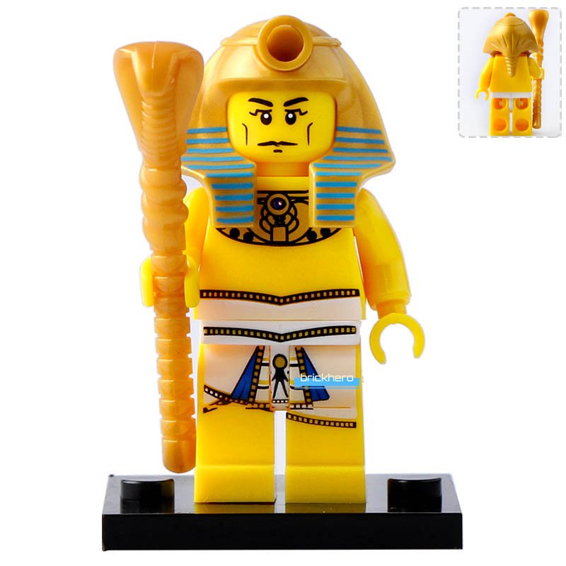 Egyptian Pharaoh CMF Series 2 Custom LEGO Minifigure Toy