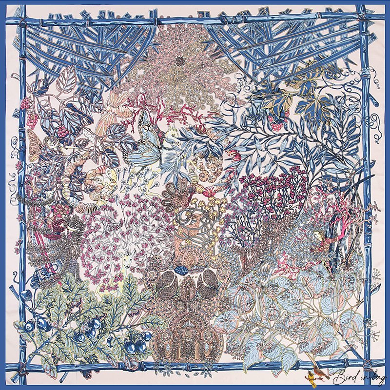 New Simulation Of Silk Twill Satin Printing Large Square Scarf Shawl