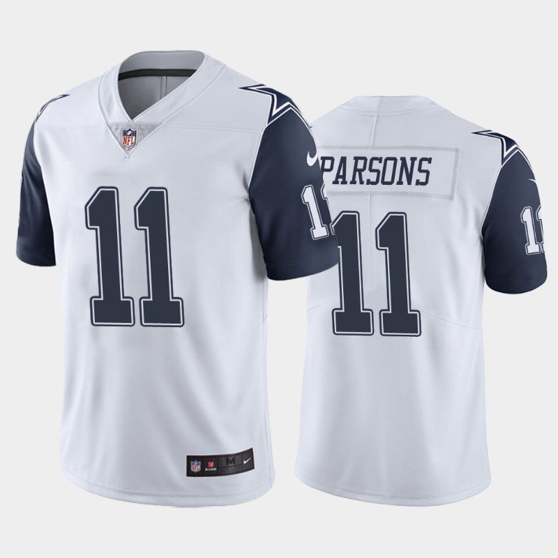 Dallas Cowboys Micah Parsons #11 White Color Rush Limited Jersey