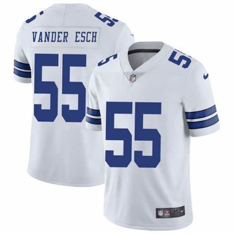 Dallas Cowboys Leighton Vander Esch #55 White Limited Jersey