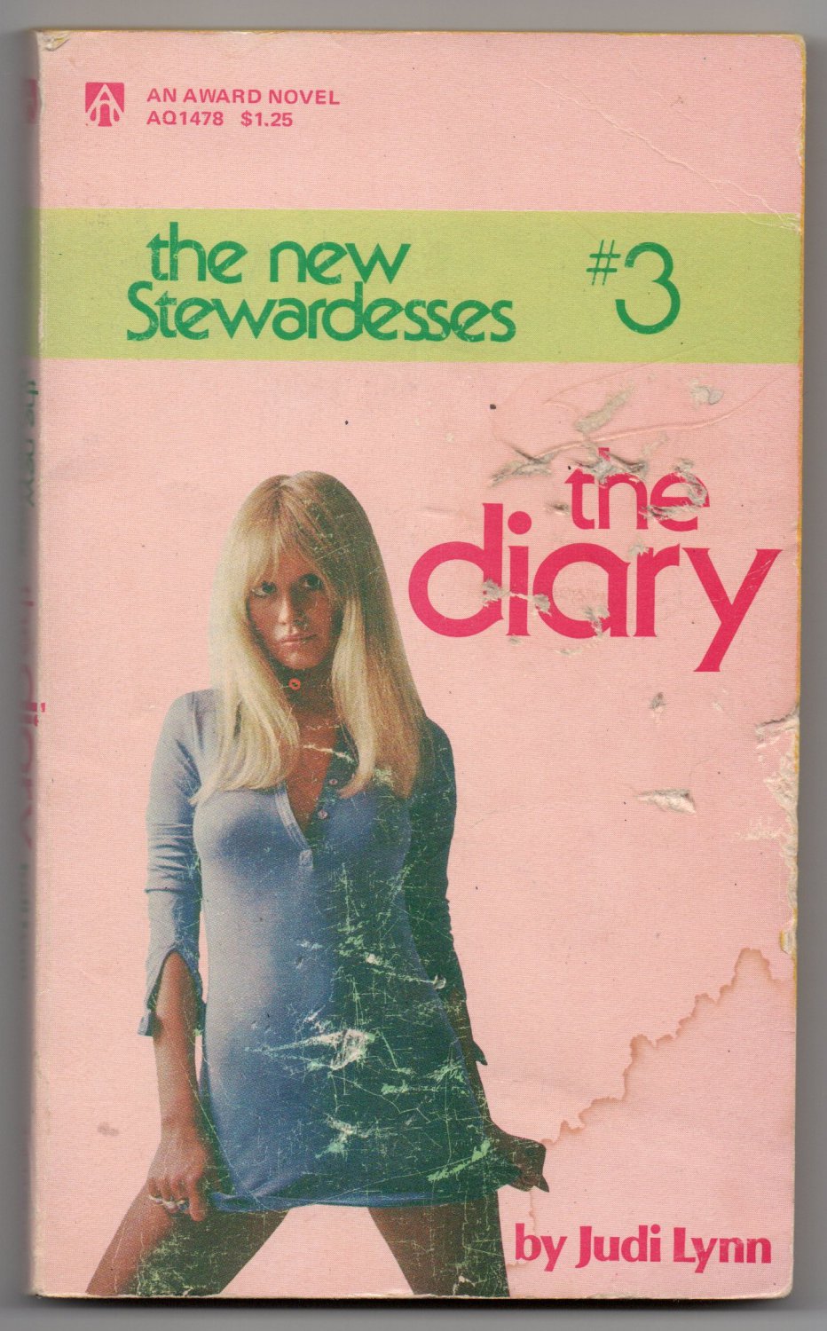 The Diary by Judi Lynn (The New Stewardesses #3) 1975 Award Books paperback original