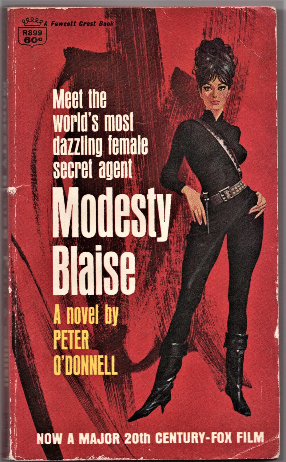 Modesty Blaise by Peter O'Donnell 1966 Fawcett Crest R899 Movie Tie-In ...