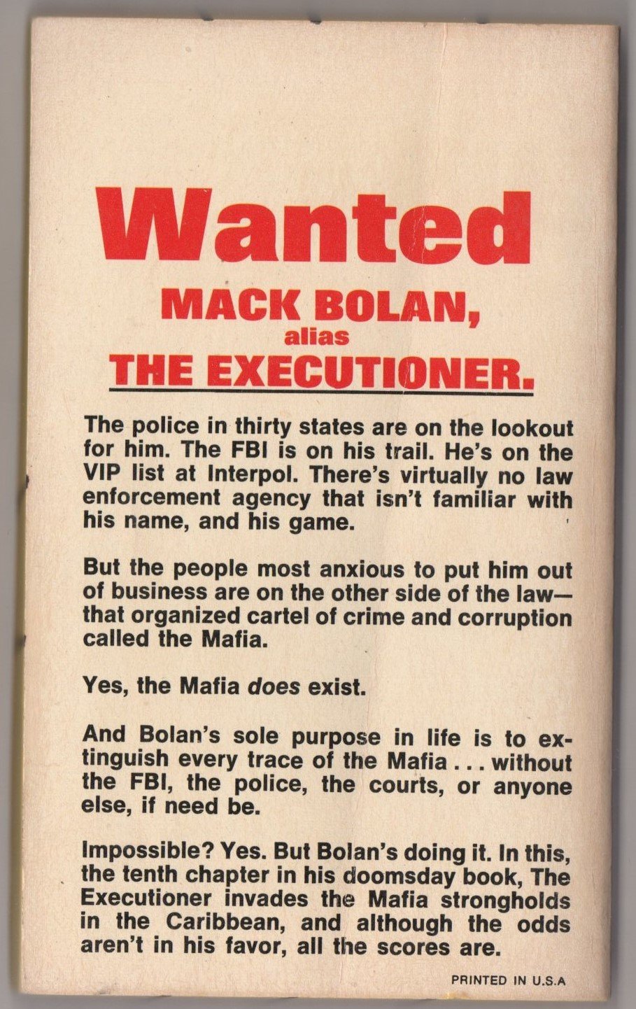 The Executioner #10 Caribbean Kill by Don Pendleton Mack Bolan Doomsday ...