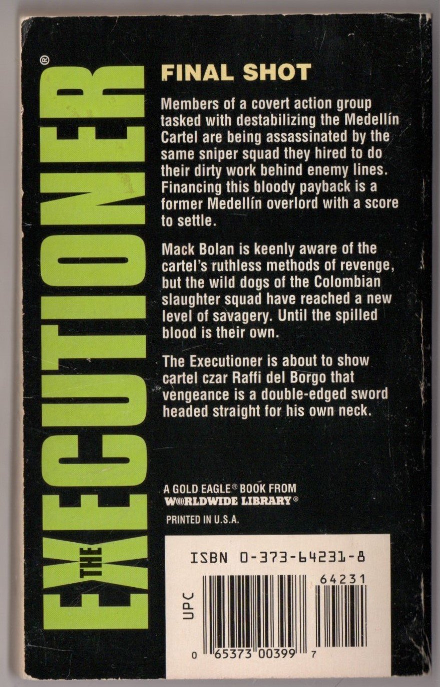 Don Pendleton's The Executioner 231 Featuring Mack Bolan Slaughter Squad