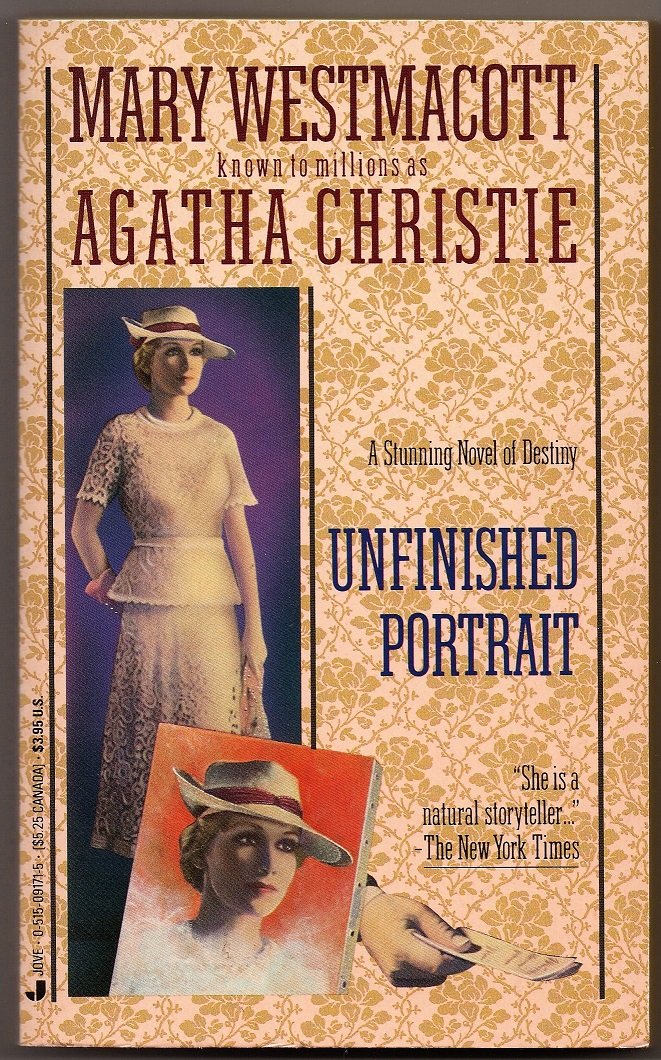 Mary Westmacott Unfinished Portrait Agatha Christie 1987 Jove 0515091715