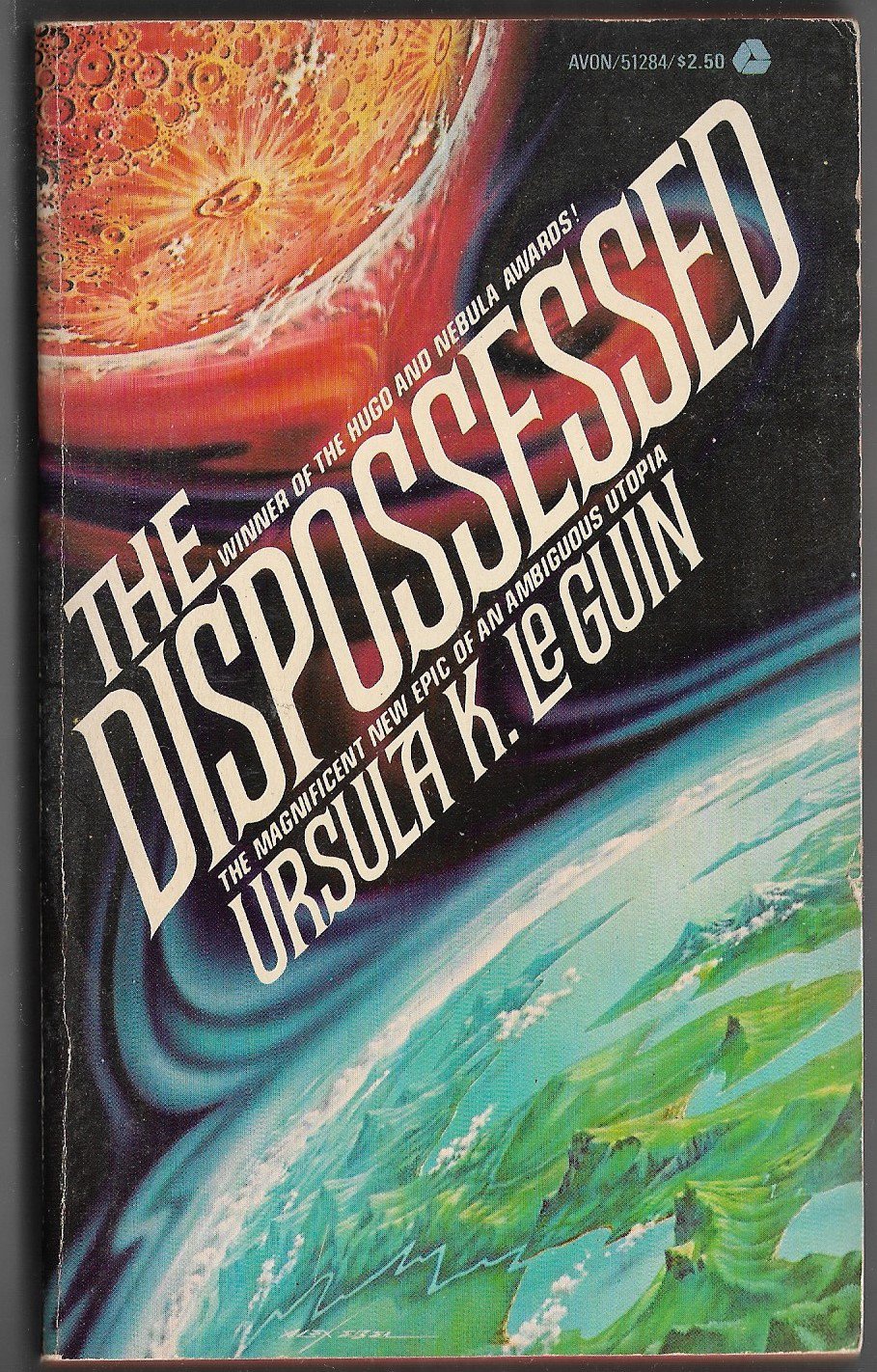 The Dispossessed by Ursula K. LeGuin Alex Ebel cover art