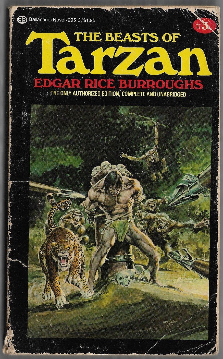The Beasts of Tarzan Number 3 by Edgar Rice Burroughs 0345295137