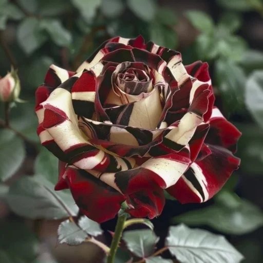 50 seeds Starlight Mottled Rose - Color-Crimson Nebula