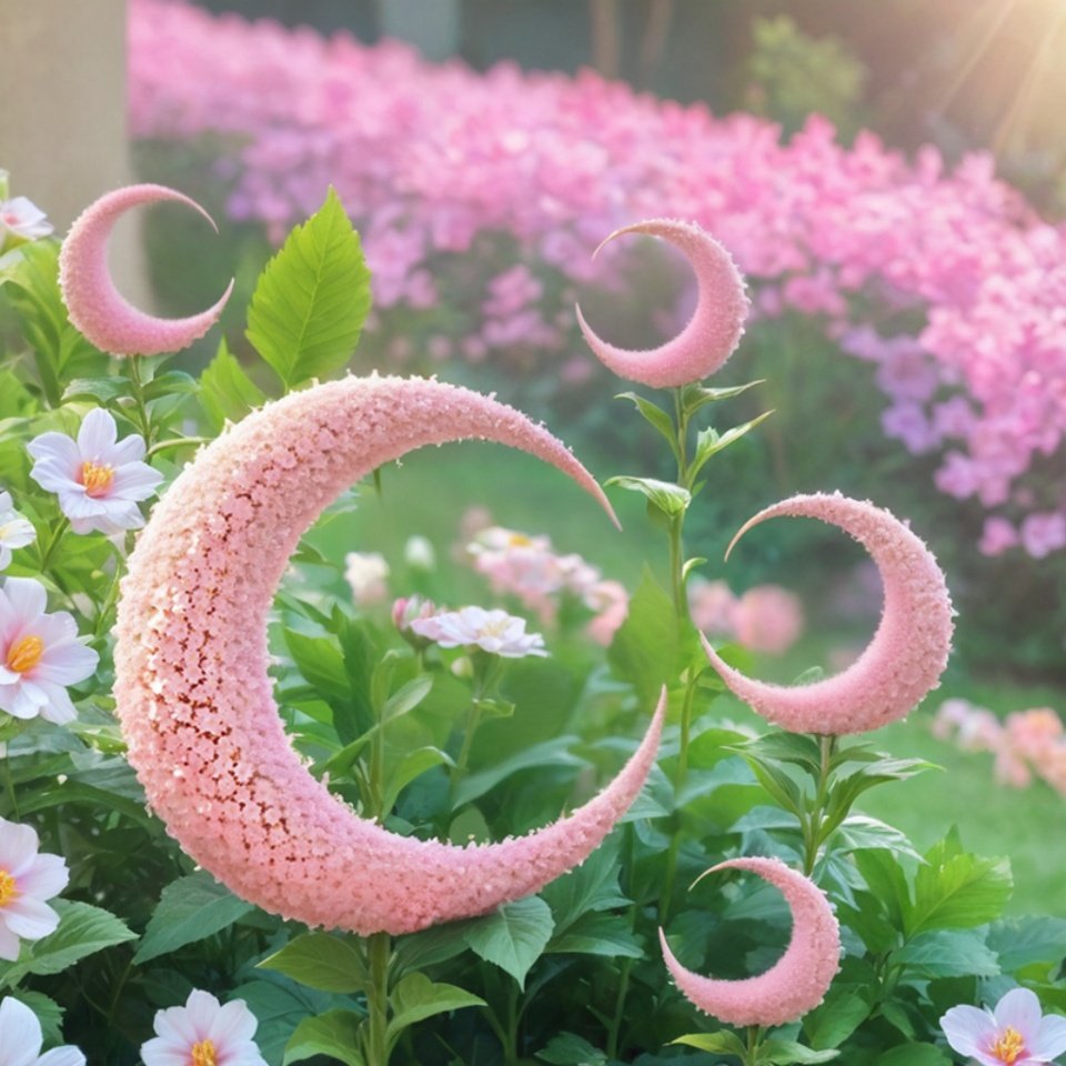 50 seeds Luna Crescent Blooms Flower PINK