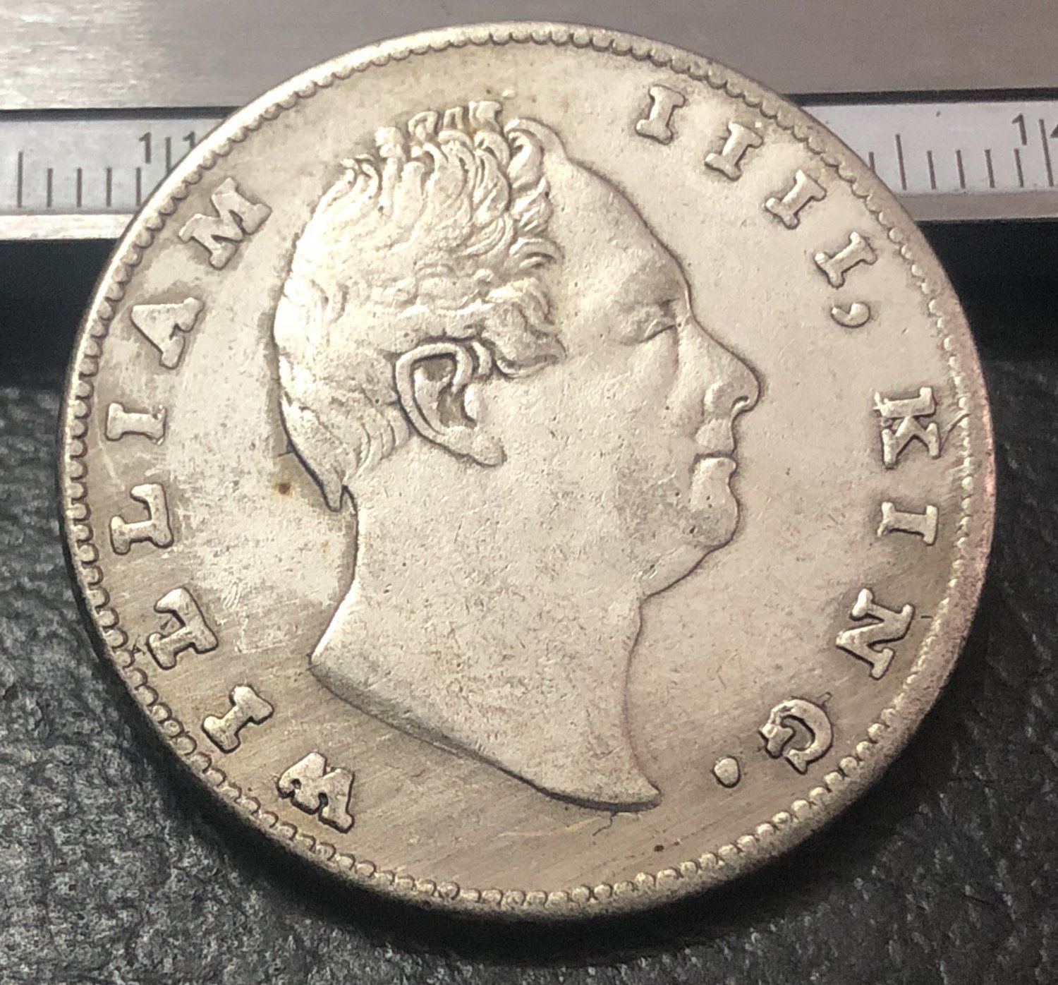 1840 one Rupee-William IV of India-British Silver Plated Copy Coin