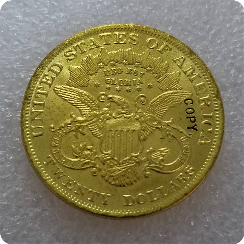 1879 $20 (Twenty Dollar) Patterns Gold Copy Coin No Stamp