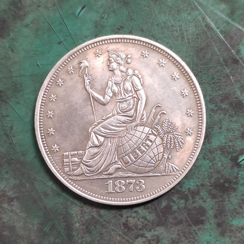 US 1873 Trade One Dollar Copy Coin