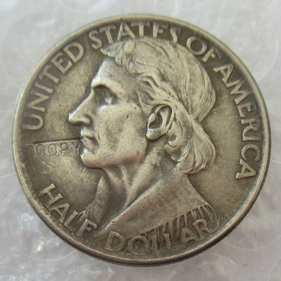 US 1935 Daniel Boone Bicentennial Half Dollar Copy Coins For Collection