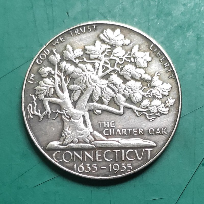 US Coin 1935 Connecticut Commemorative Half Dollar Copy Coin