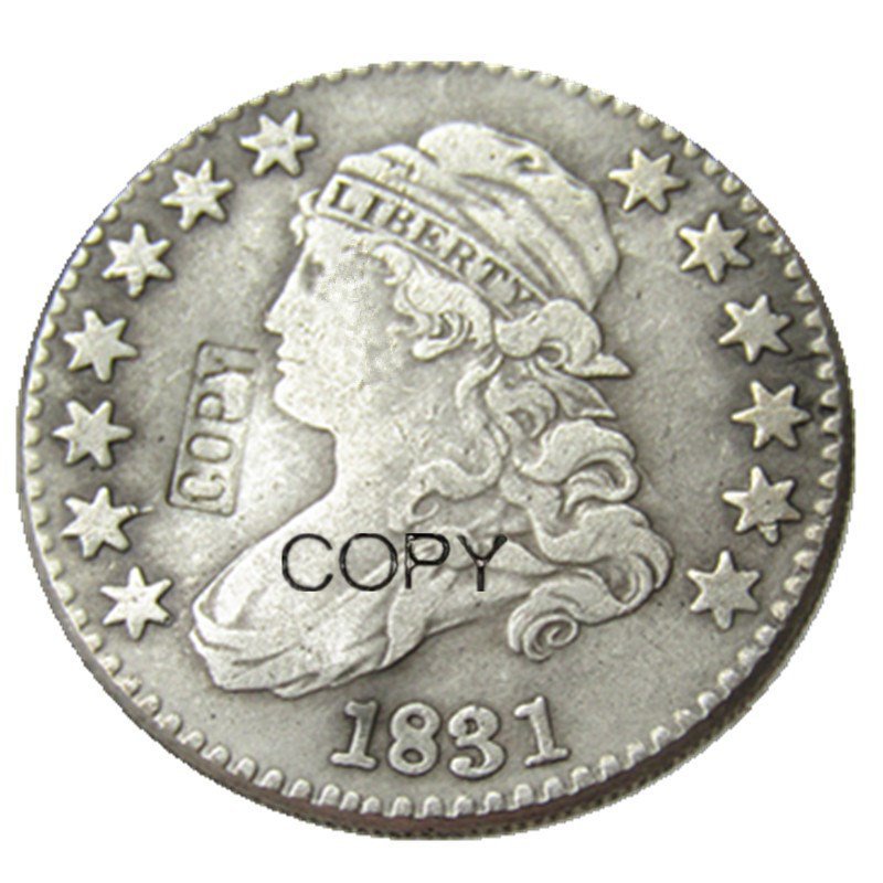USA 1831 Capped Bust 25 Cents Quarters Dollars Copy Coin