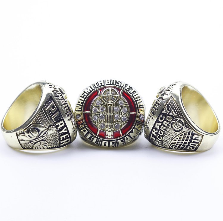 2017 NBA HOF Basketball championship ring Rockets McGrady ring 11S with ...