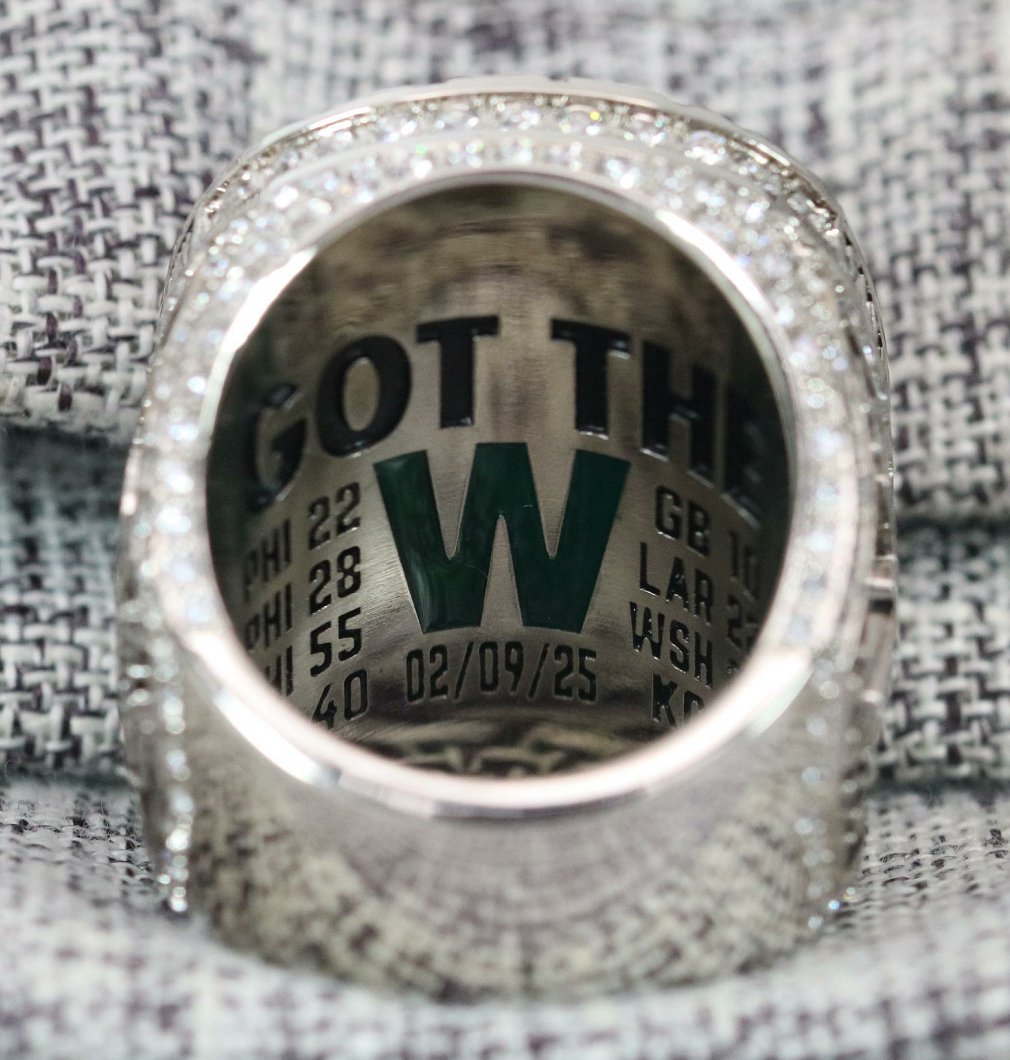 2025 PHILADELPHIA EAGLES Super Bowl Championship Ring 7-16S fan style