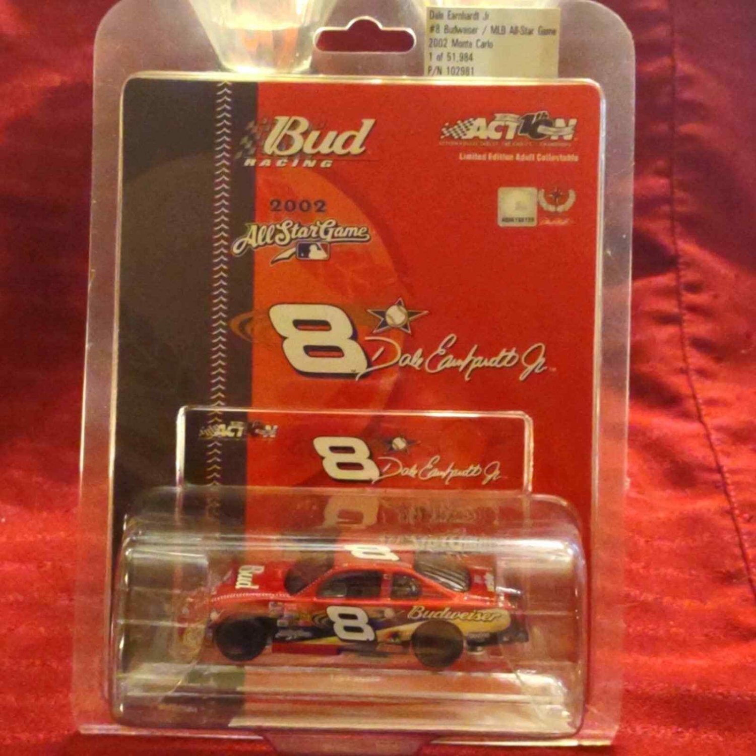 Highly collectible Dale Earnhardt jr. Number 8 car