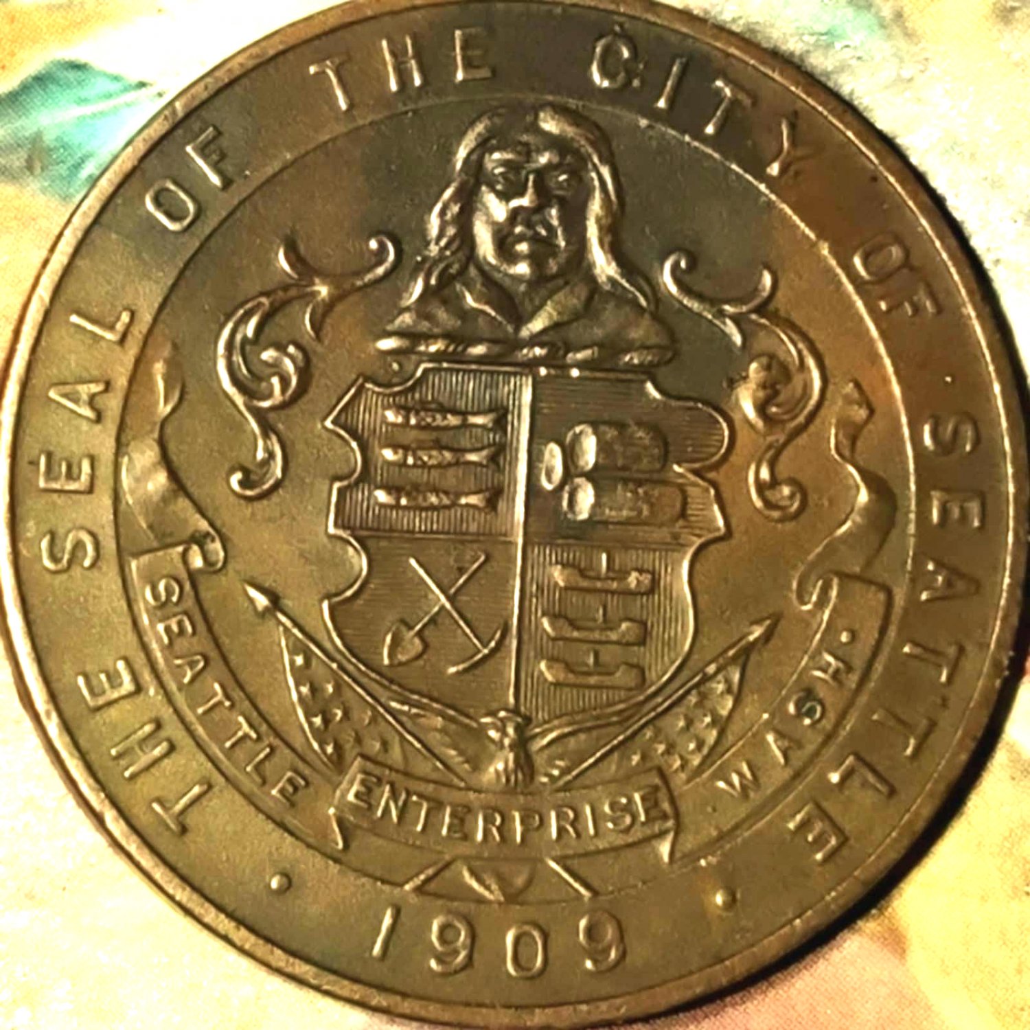 1909 The Seal of the City of Seattle~was worth a dollar back in those days