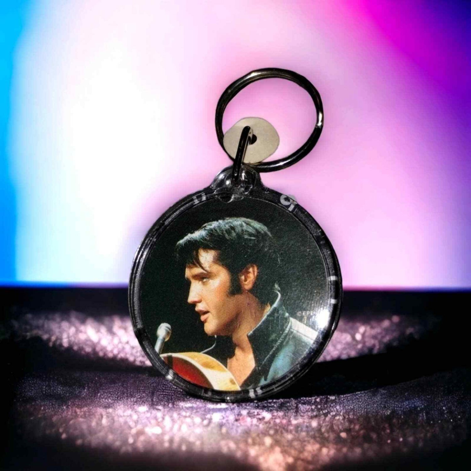Very RARE Elvis Presley double sided keychain, I couldn't find another ...