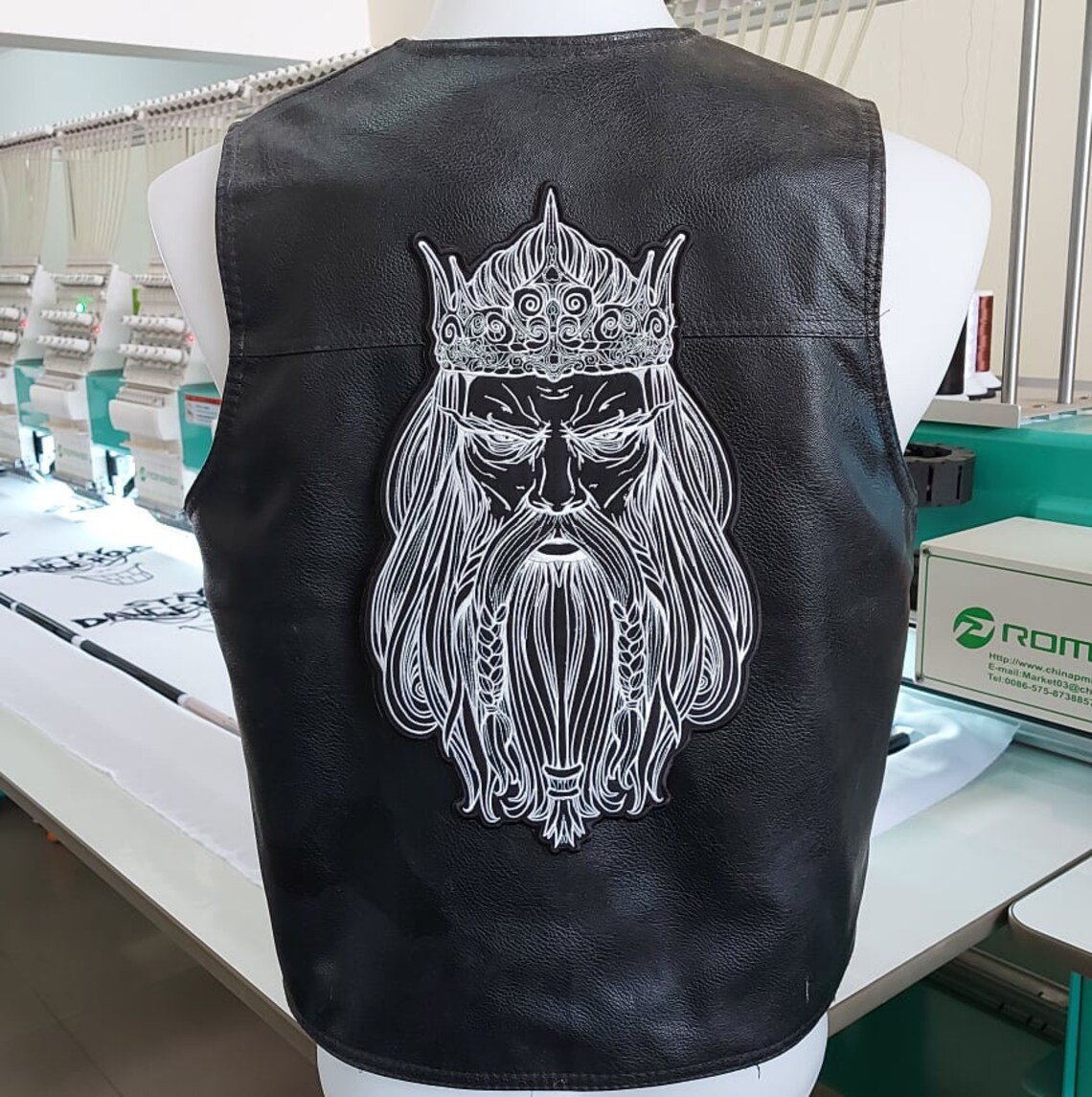 King Large Back Patch for Vest